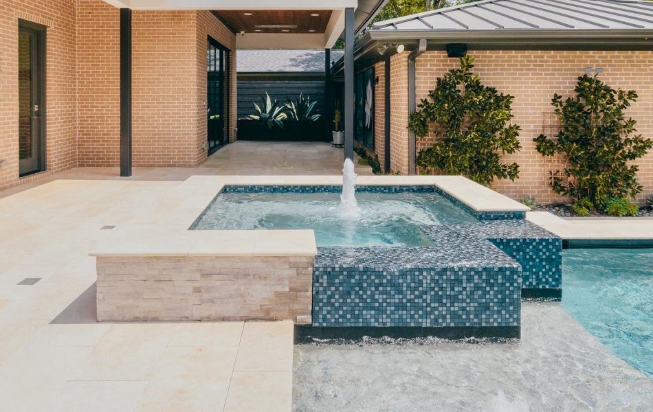 Modern meets Rust Swimming Pools Project - Claffey Pools