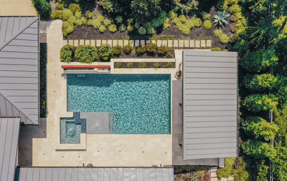 Modern meets Rust Swimming Pools Project - Claffey Pools