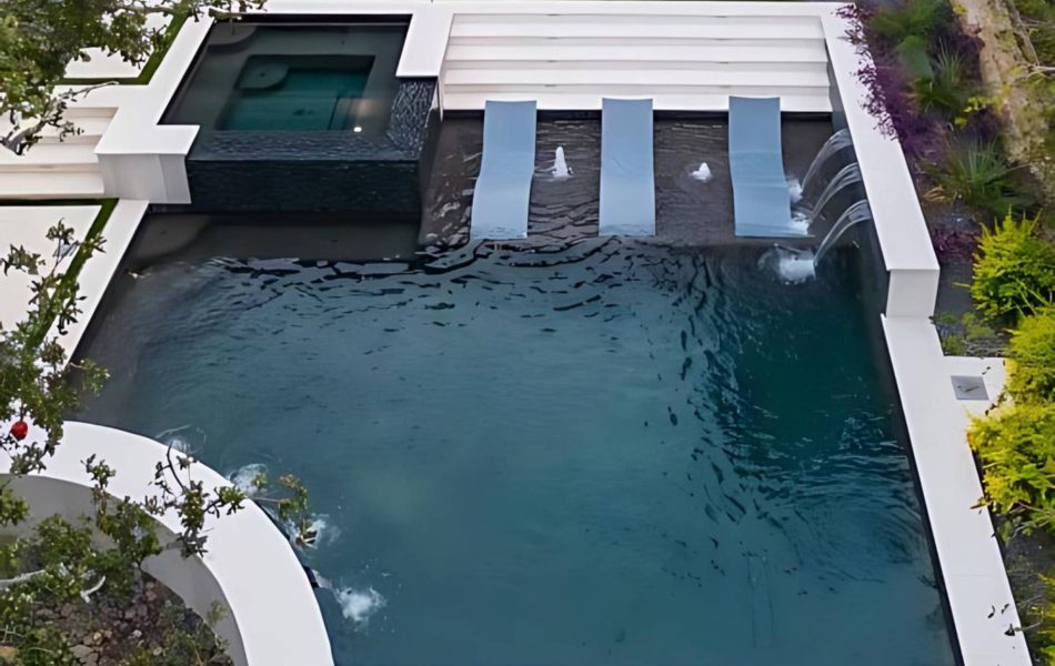 Custom Geometric with a Twist Project - Claffey Pools